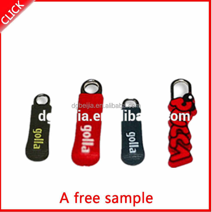 Custom Rubber Zipper Puller - Soft & Durable Solution