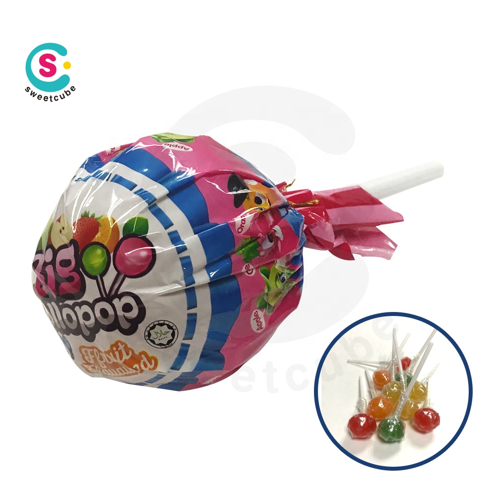Giant Lollipop - Multi-Colored Fruit-Flavored Hard Candy