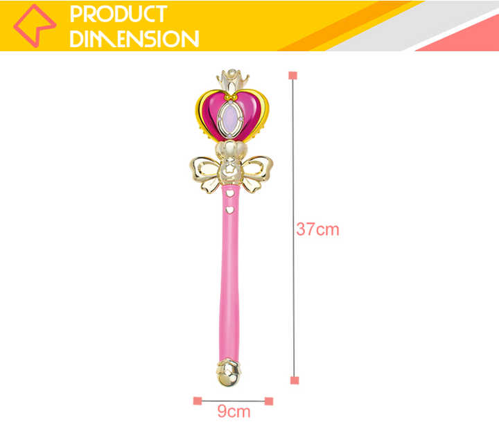 Magic Wand Fairy Princess - Kids Light up Pretty Cure Toy