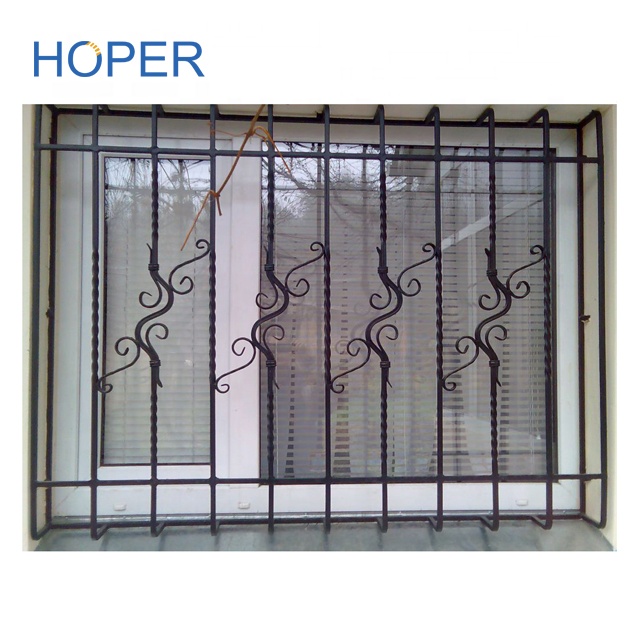 Decorative Iron Window Bars - Modern Style, Custom Steel Design