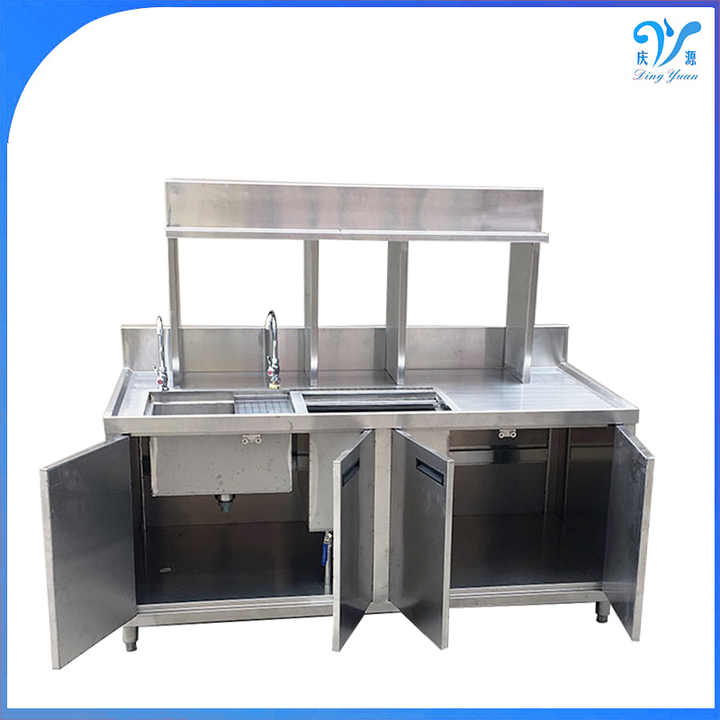 Stainless Steel Bubble Tea Counter - Durable & Versatile