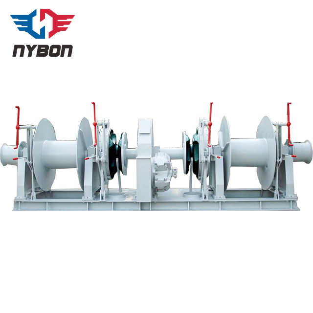 Wire Rope Hydraulic Anchor Mooring Winch with Warping Head
