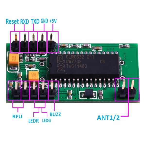 Stable 13.56mhz Long Range TTL RS232 RS485 Rfid Tag Card Reader Module ...