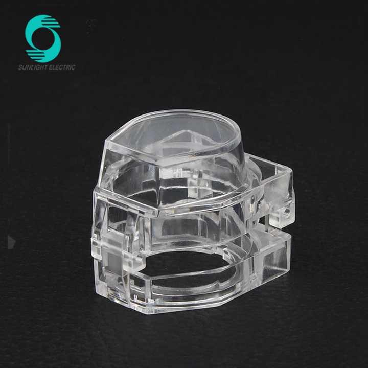 22mm Transparent Plastic Round Protection Cover for Switches