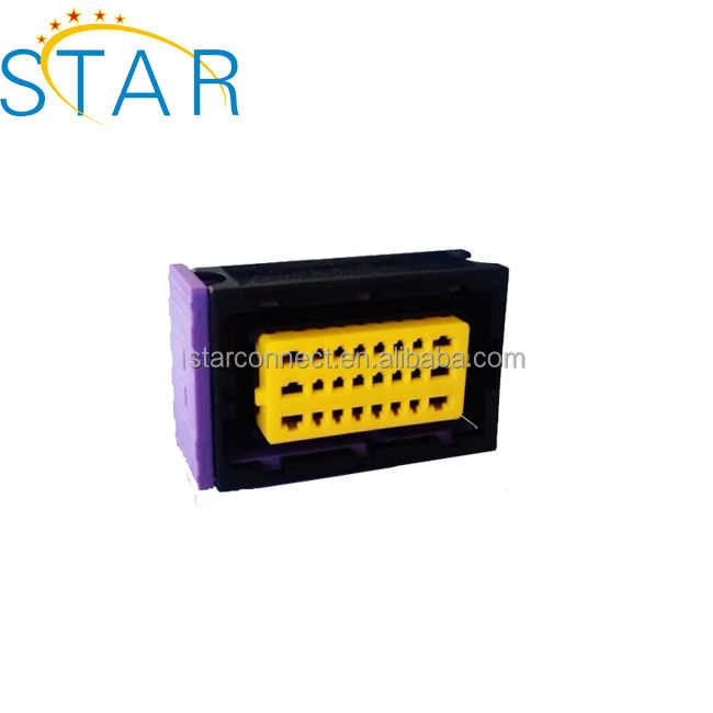 Automotive ECU 24 Pin Male Female Wire Connector Auto Waterproof ...