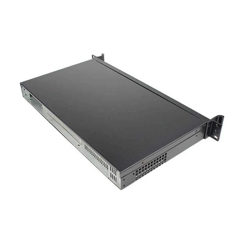 1U Mini ITX Industrial Computer Case with Aluminum Alloy Chassis & Dual ...