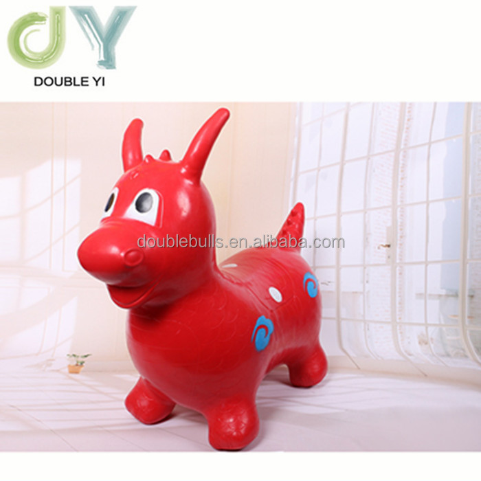 Rubber Inflatable Animal - Kids Jumping Ride-On Toy