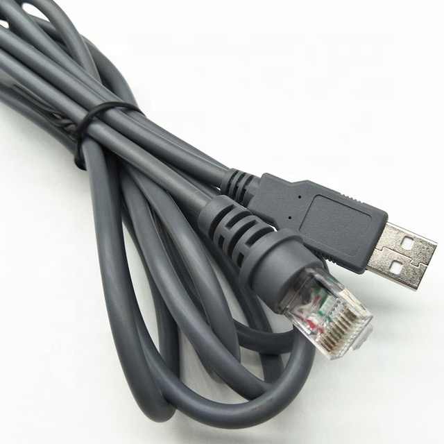 USB to RJ50 Scanner Cable - Reliable Data Transmission