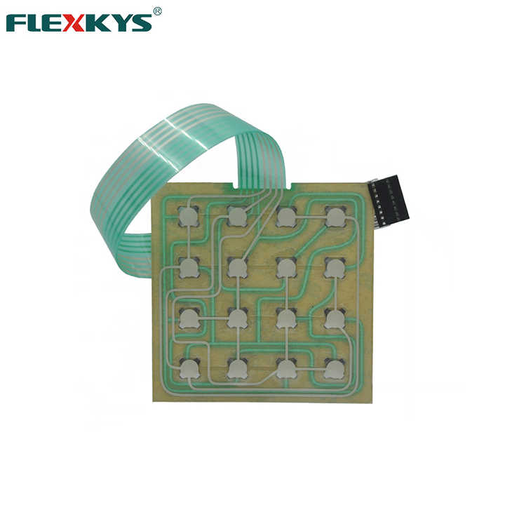 High Quality Metal Dome Tactile 4 x 4 Matrix Array 16 Key Membrane ...