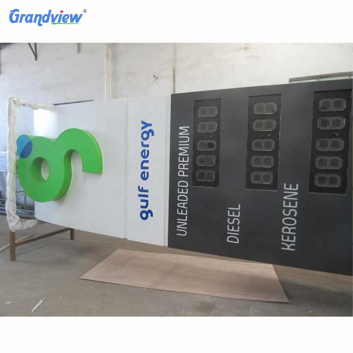 Pylon Sign for Gas Station - Unique and Beautiful Design