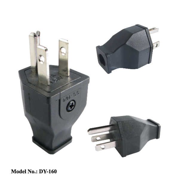 3 Pin US Grounded Plug US wirable plug| Alibaba.com