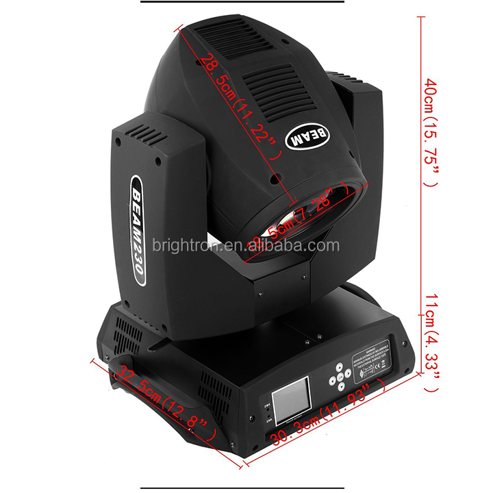 Lyre Beam 230w 7r Lumière De Tête Mobile Effet Arc-en-ciel Modèle De Scène Disco Lights Power ...