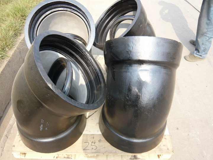 Iso 2531 Ductile Iron Double Socket Bend/ Elbow With Gaskets For Di ...