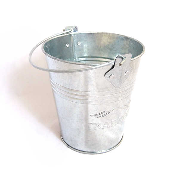 Mini Galvanized Steel Bucket with Handle - Sustainable & Durable