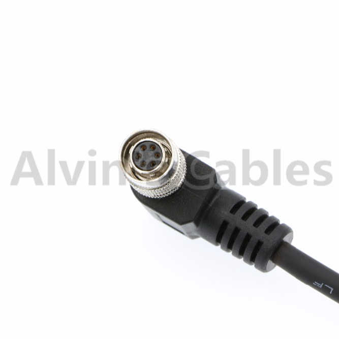 Basler Hirose 6 Pin Right Angle Cable Connector Power I/o Oem