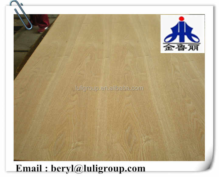 Red Oak Wood Veneer Faced MDF Board - Durable & Stylish