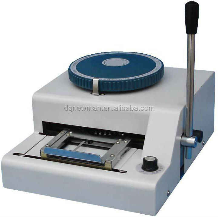 MD-11 New PVC Card Embossing Indenting Machine 70 Character Manual ...