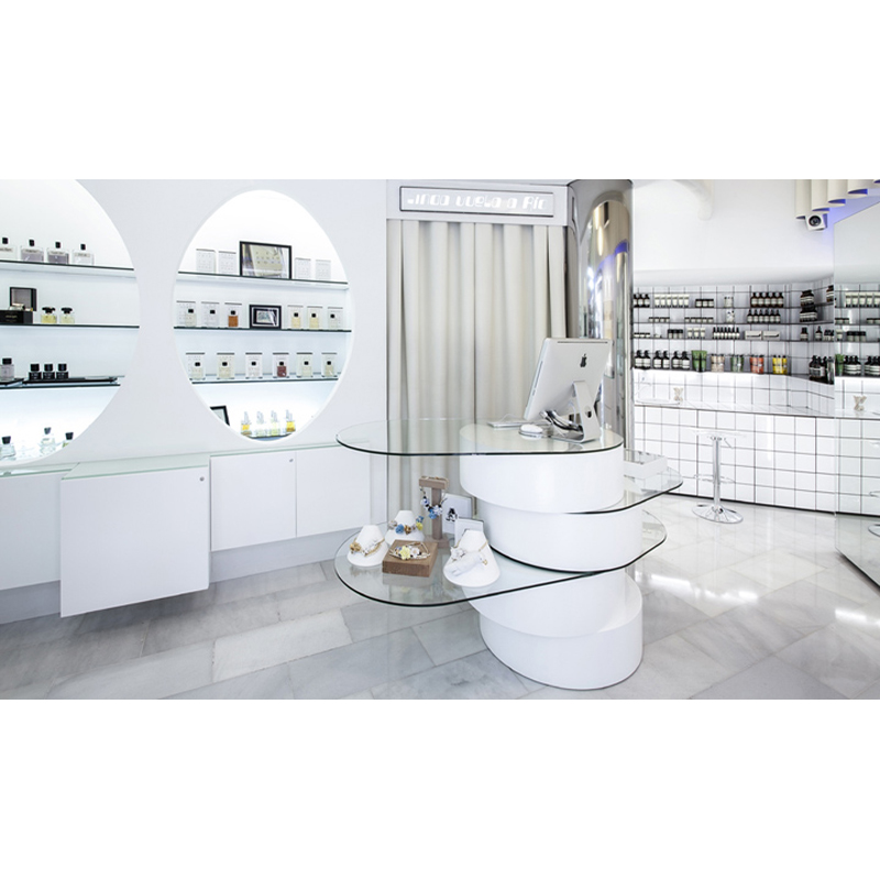 Luxury Perfume Display Showcase Design - High End Kiosks