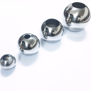 Steel Ball with Hole - Stainless Drilled & Threaded
