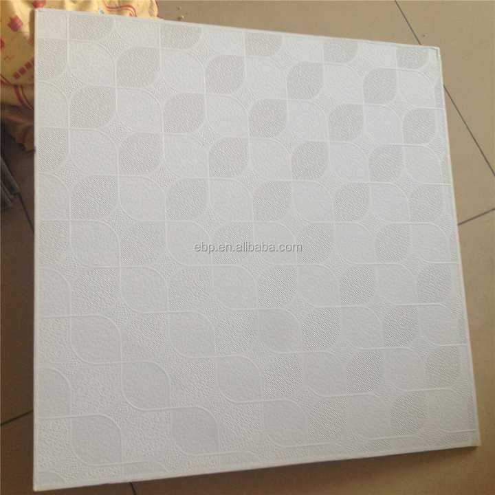 Gypsum Board Vinyl Faced Ceiling Tiles 12.5 Mm - Eco Friendly