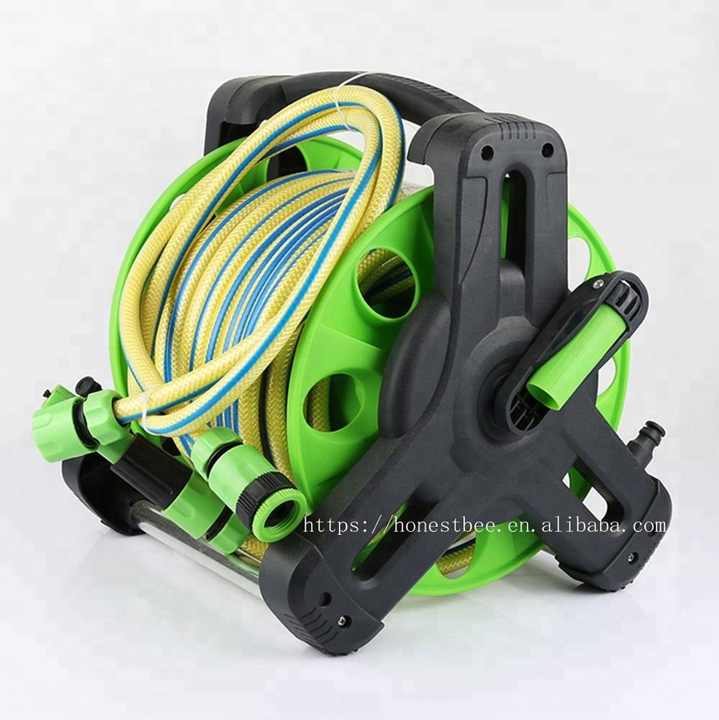 Classic Garden Hose Reel Trolley Cart - Durable & Flexible