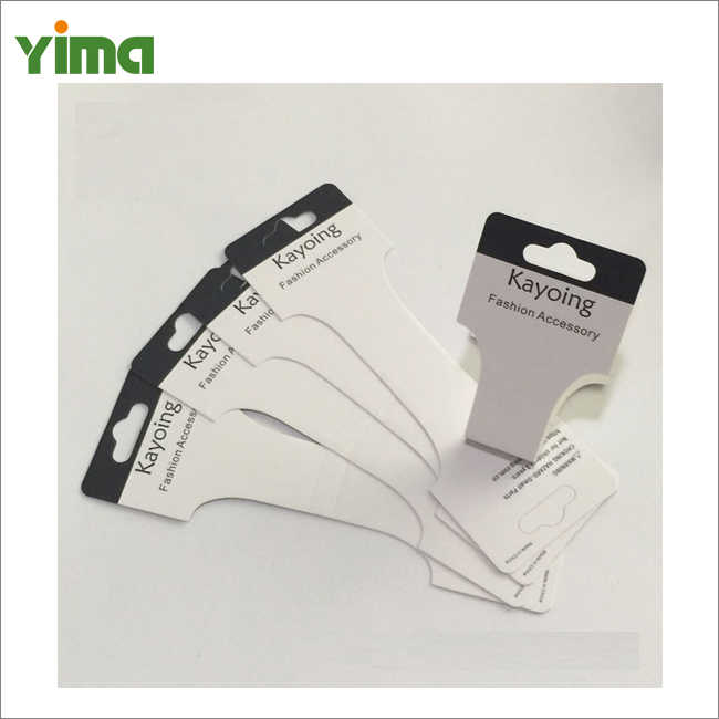 Black New Design hang Display Headband Card Personal Headband Cardboard ...