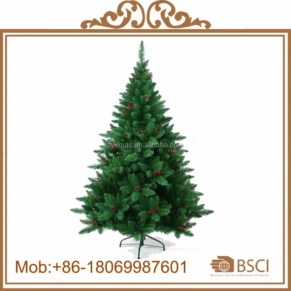 10FT PE silver glitter christmas trees large christmas decoration ...