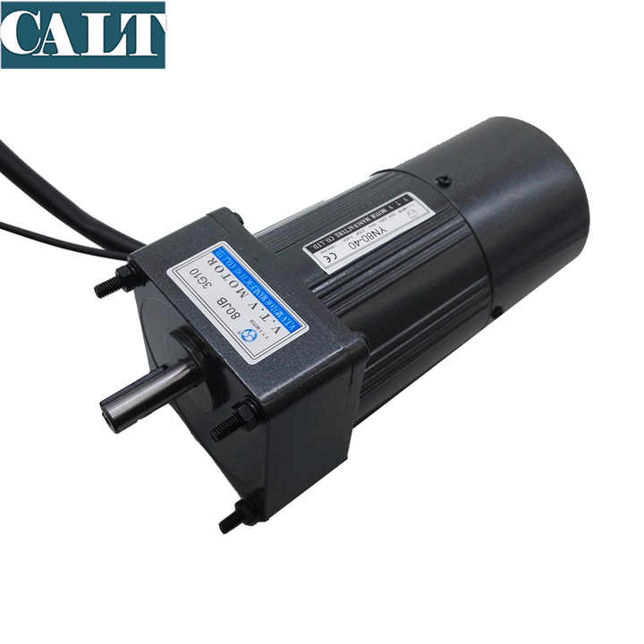 YN80-40 220V 80JB3G10 Motor Gir 40W, Motor Kecepatan Variabel 5 Kabel ...