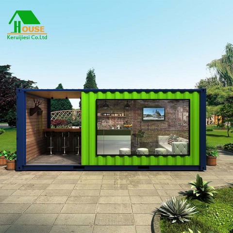 Mobile Container Restaurant Portable Container Bar Prefabricated Bar ...