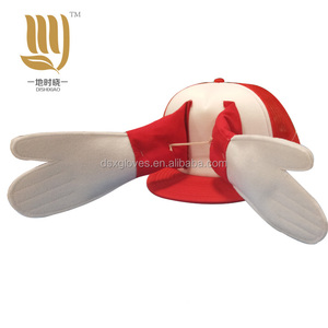 Custom Fashion Design 100% Polyester Foam Mesh Soccer Fans Cap Ball ...