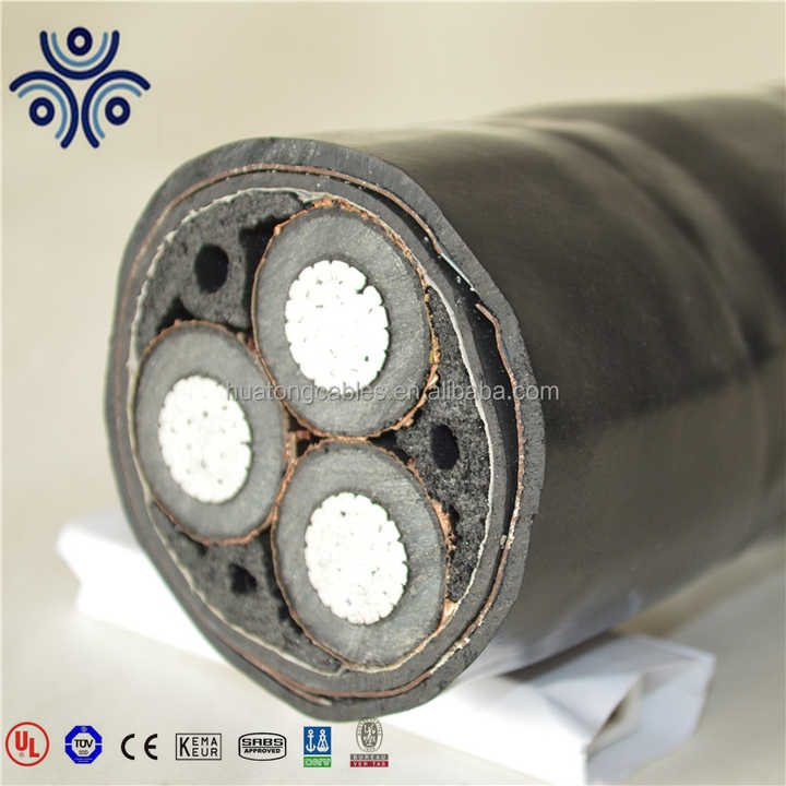 63KV 69KV 90KV 225KV 345KV 고전압 EHV 800MM2 xlpe 구리 케이블 1*1200mm2 ...