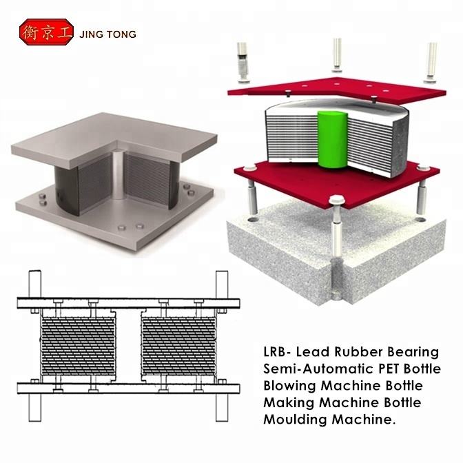 LRB Lead Rubber Bearing with Lead Plug for Seismic Isolation in Bridges ...