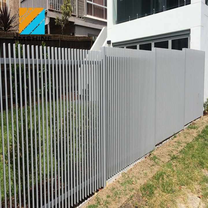Cheap Prefab Fencing - White Aluminum Fence by AMSHINE