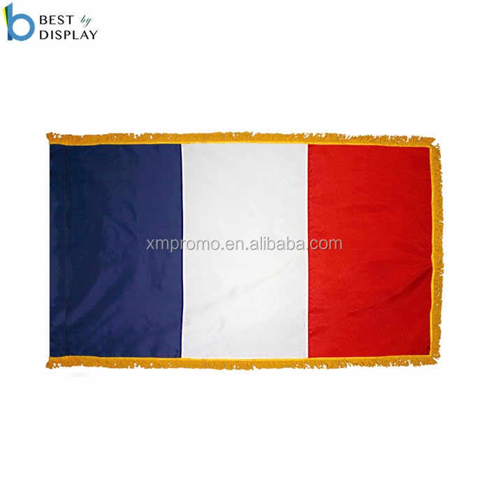 Customizable 3x5ft Tassel Flag - Colorful National Display