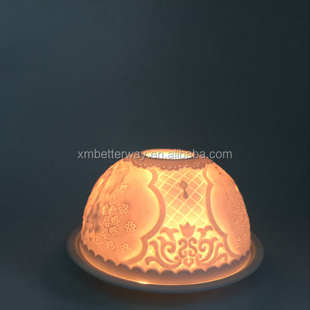Home & Living Candleholders Home Décor porcelain translucent light Tea ...