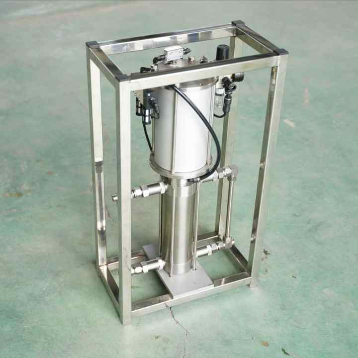 Pneumatic Booster Pump for Efficient Aerosol Gas Filling