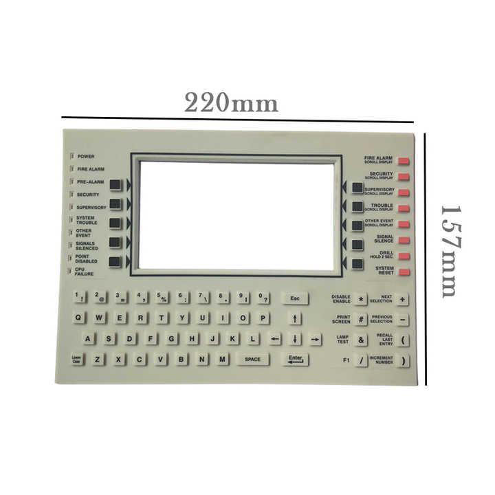 Simplex Fire Alarm Control Panel with Silicone Rubber Keypad