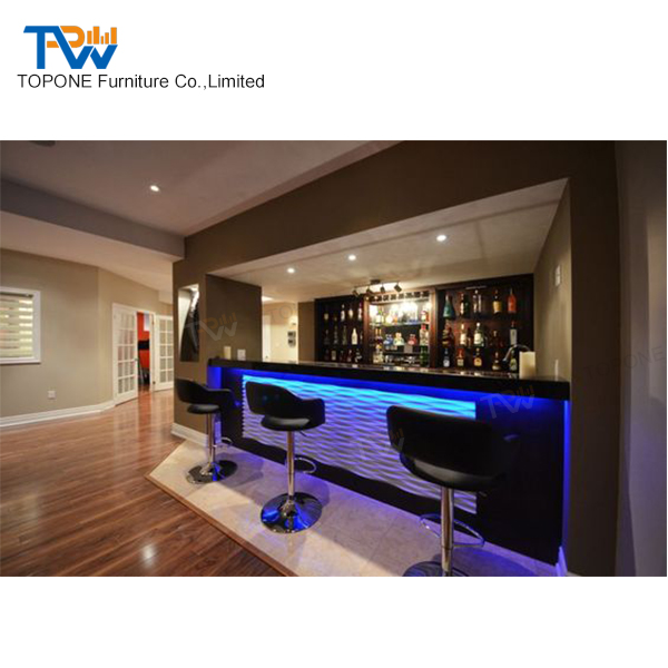 Chic and Durable corner bar counter design home for Stylish Commercial ...