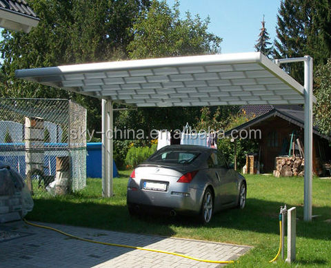 Strong and durable aluminum car parking shade Metal Frame Material and ...