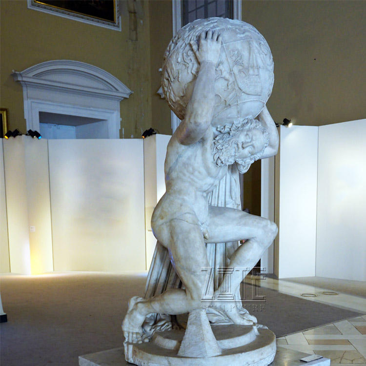 Life Size Garden Atlas Holding the World Atlas Marble Statue| Alibaba.com