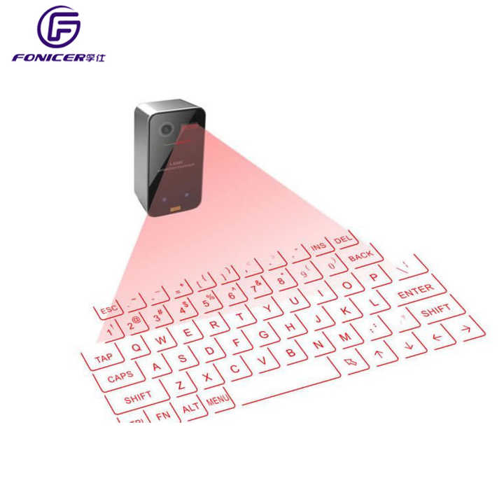 Virtual Laser Projection Ultra Mini Keyboard with Mouse Speaker ...