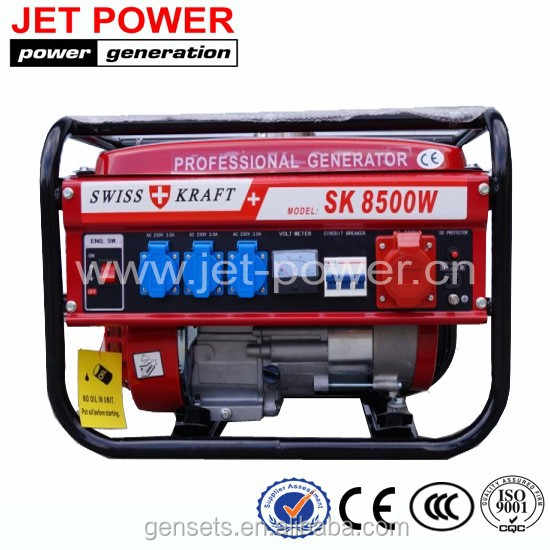 SWISS KRAFT 8500W Gasoline Generator Set - Portable Power Solution for ...