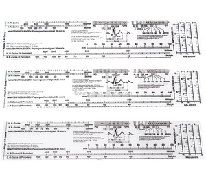 Medical Heart Rate Scale Tape EKG ECG ruler