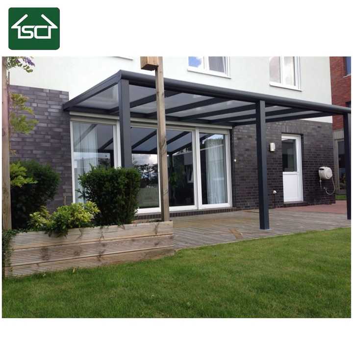 Modern Aluminum Pergola Gazebo Outdoor 5x4 with Roof System