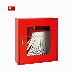 Wall Mounted Fire Hose Cabinets - Steel Red Powder Coated