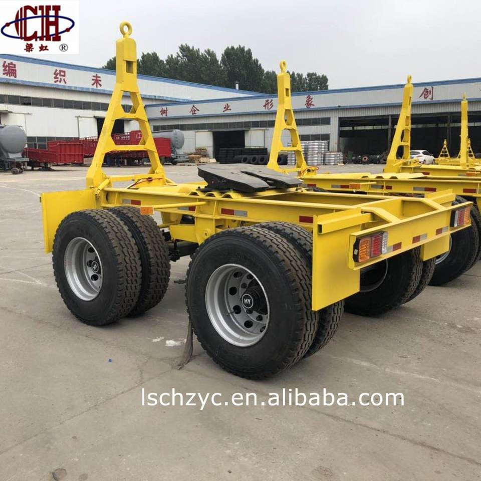 Factory 2 Axles Dolly With Drawbar for Semi-Trailer - Extendable Manual ...