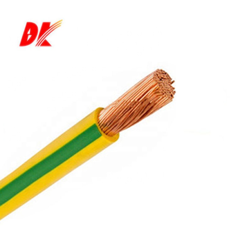 Ground Wire 6 Square Yellow Green Color Grounding Cable