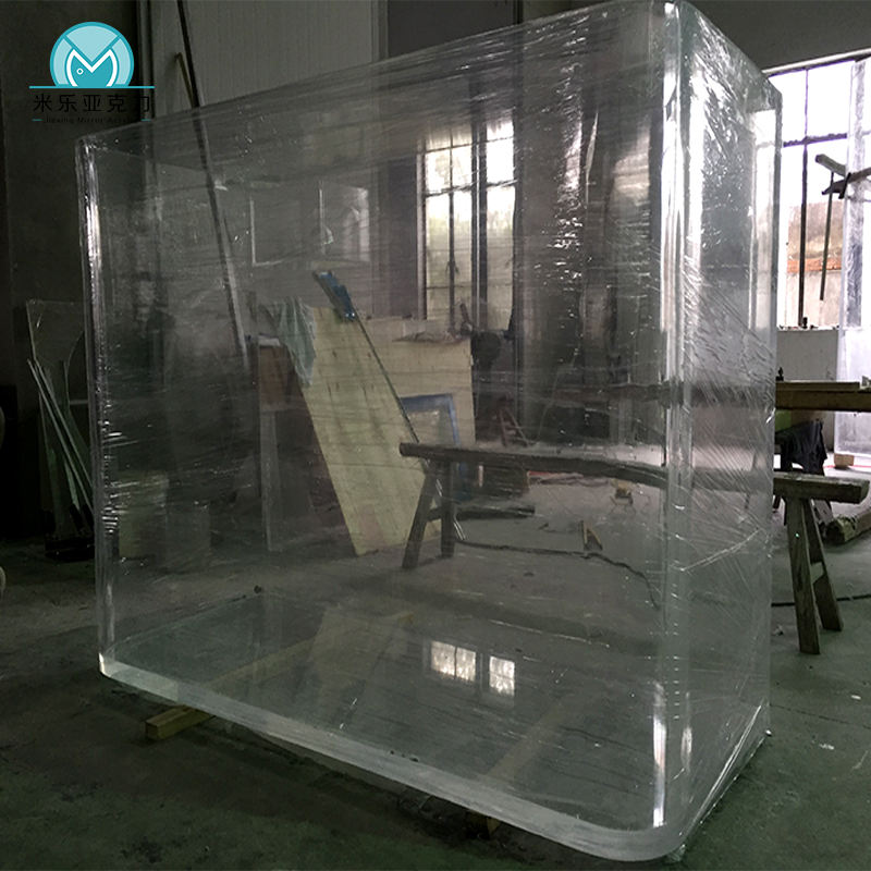 Customized High Quality Rectangle Large Acrylic Aquarium 50 Gallon Fish ...