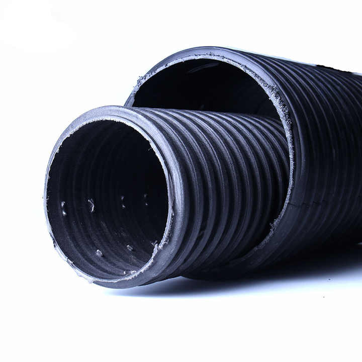 Small Diameter HDPE Underground Drainage Pipes Single Wall Corrugated ...