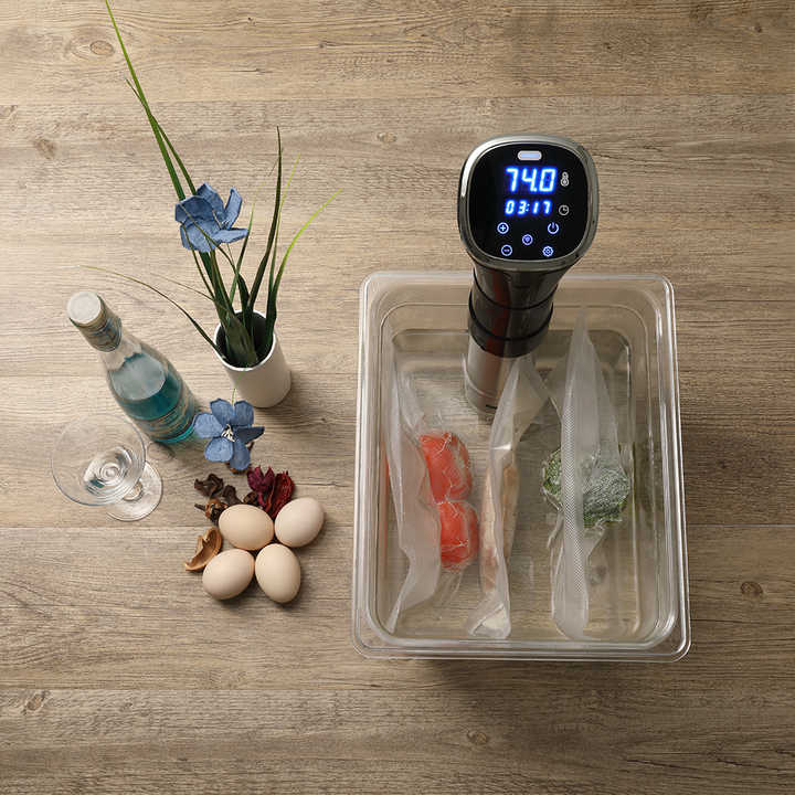 Vacuum Slow Sous Vide Food Cooker 1200W - Powerful Immersion Circulator